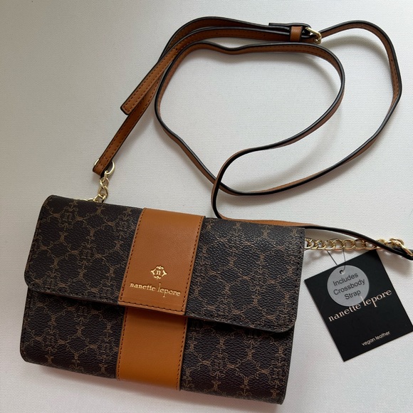 Nanette Lepore | Bags | Nwt Nanette Lepore Logo Crossbody Wallet Phone ...